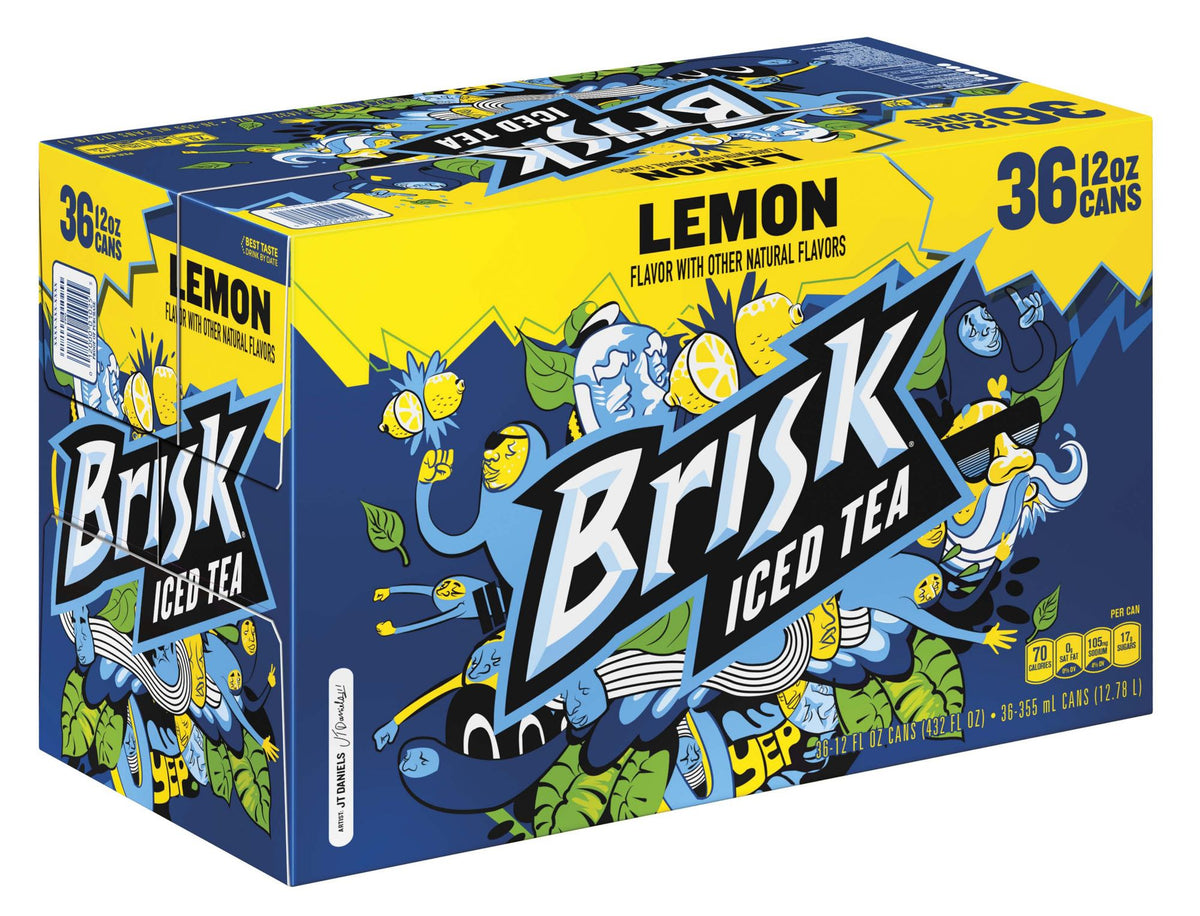 Lipton Brisk Lemon Iced Tea | Bold & Refreshing Beverage – WBM Mart