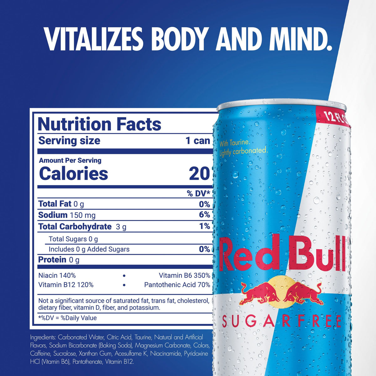 Red Bull Sugarfree | Zero-Calorie Energy Drink – WBM MART