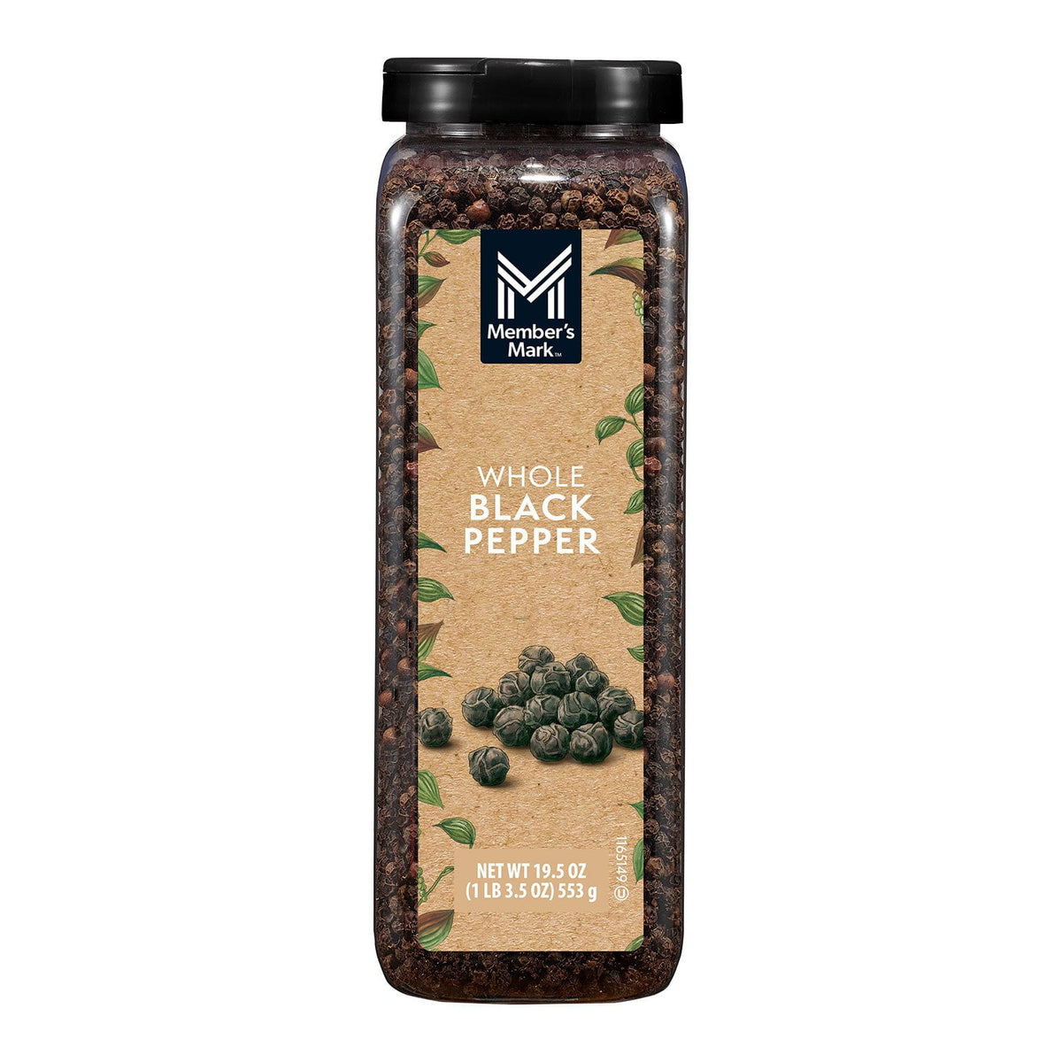 Member’s Mark Whole Black Peppercorns, 19.5 oz – Premium Bold & Aromat ...
