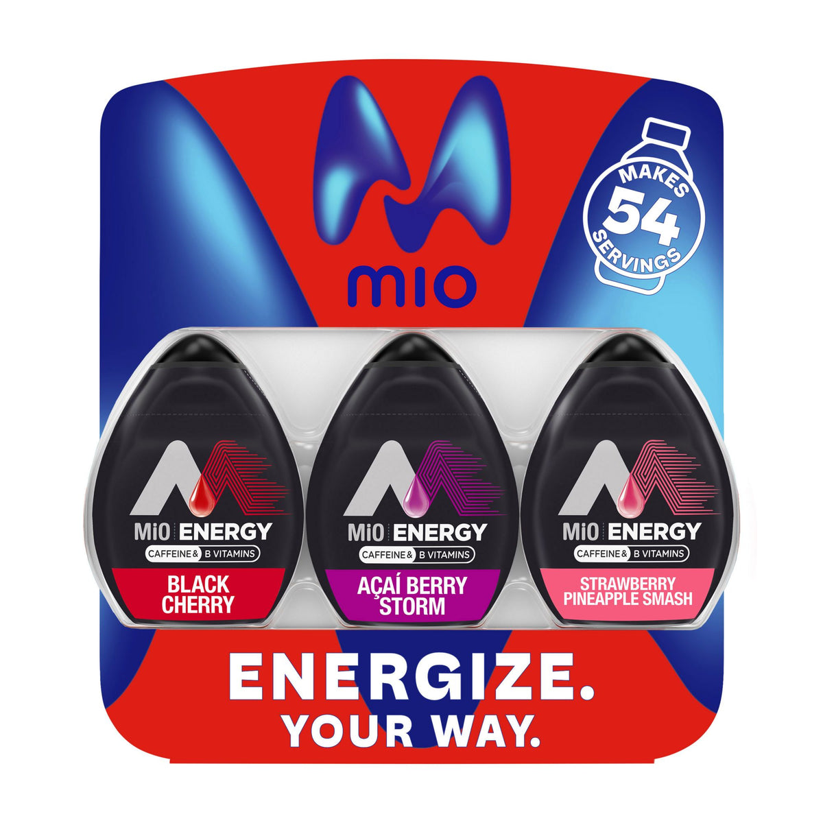 Mio Liquid Energy Variety Pack | Portable Energy Boost – WBM MART