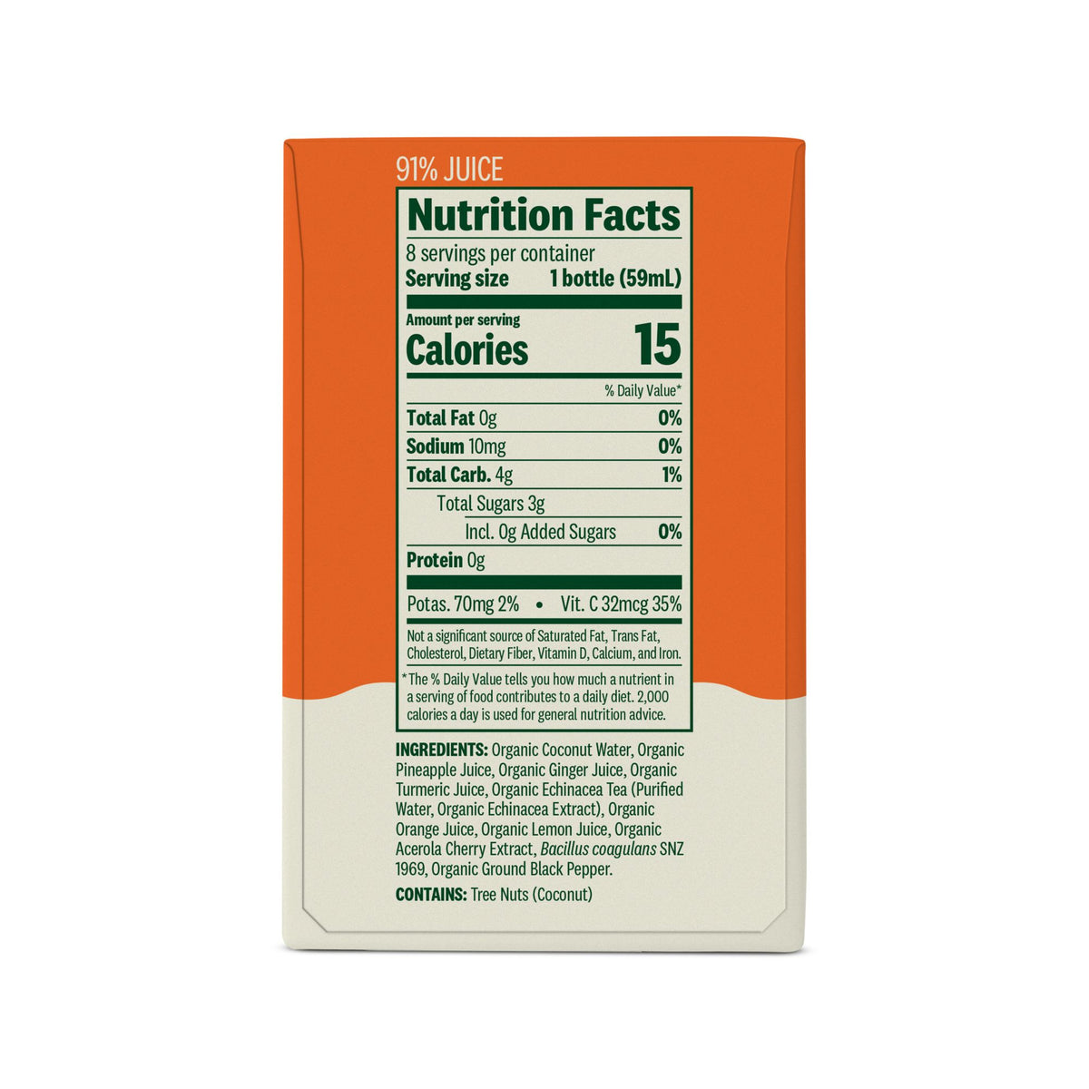 Suja Organic Immunity Defense Shot | Ginger & Turmeric Boost – WBM MART