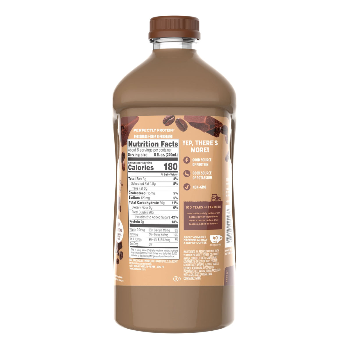 Bolthouse Farms Mocha Cappuccino | Ready to Drink Coffee – WBM MART