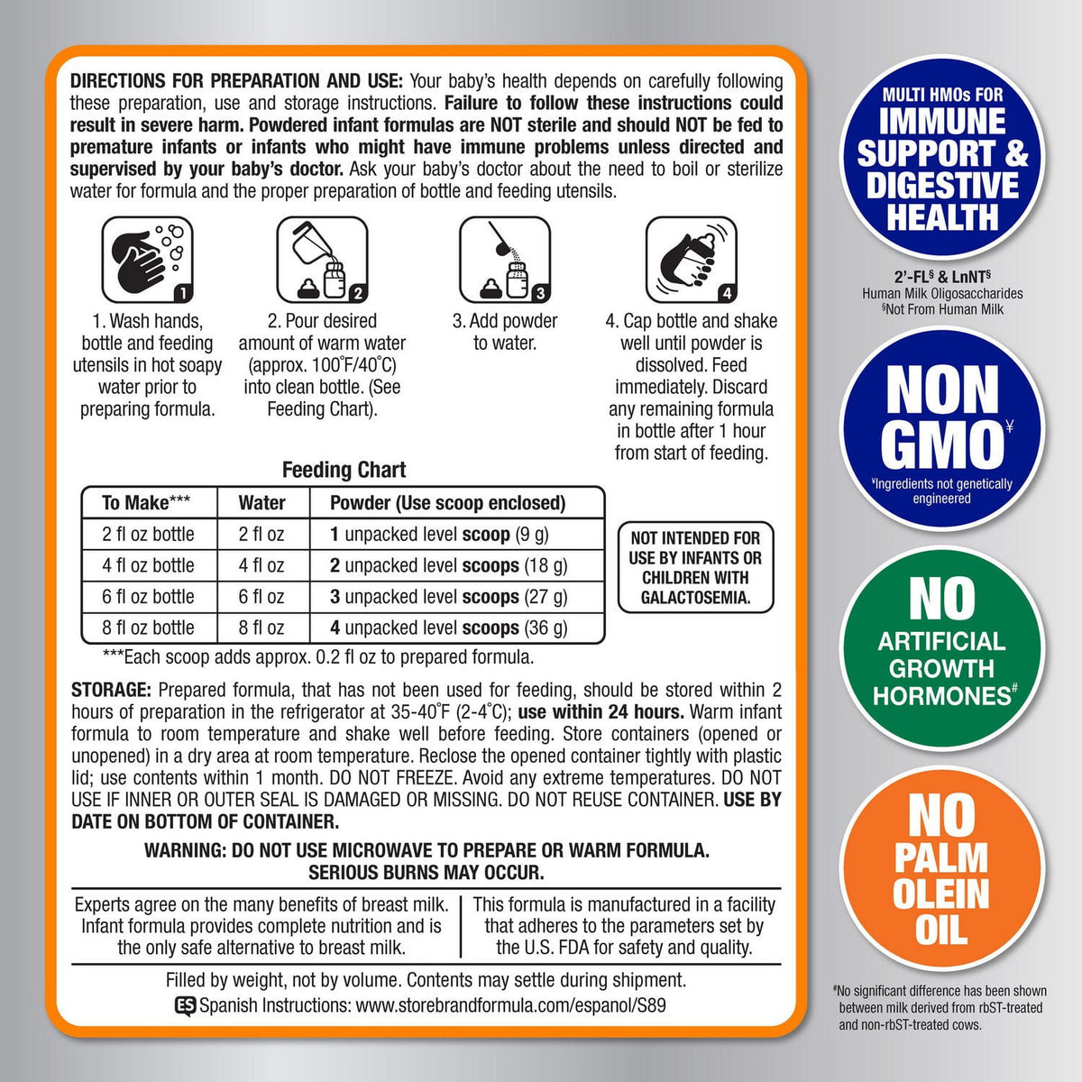 Member's Mark Sensitivity Premium Baby Formula, 48 oz. – WBM MART
