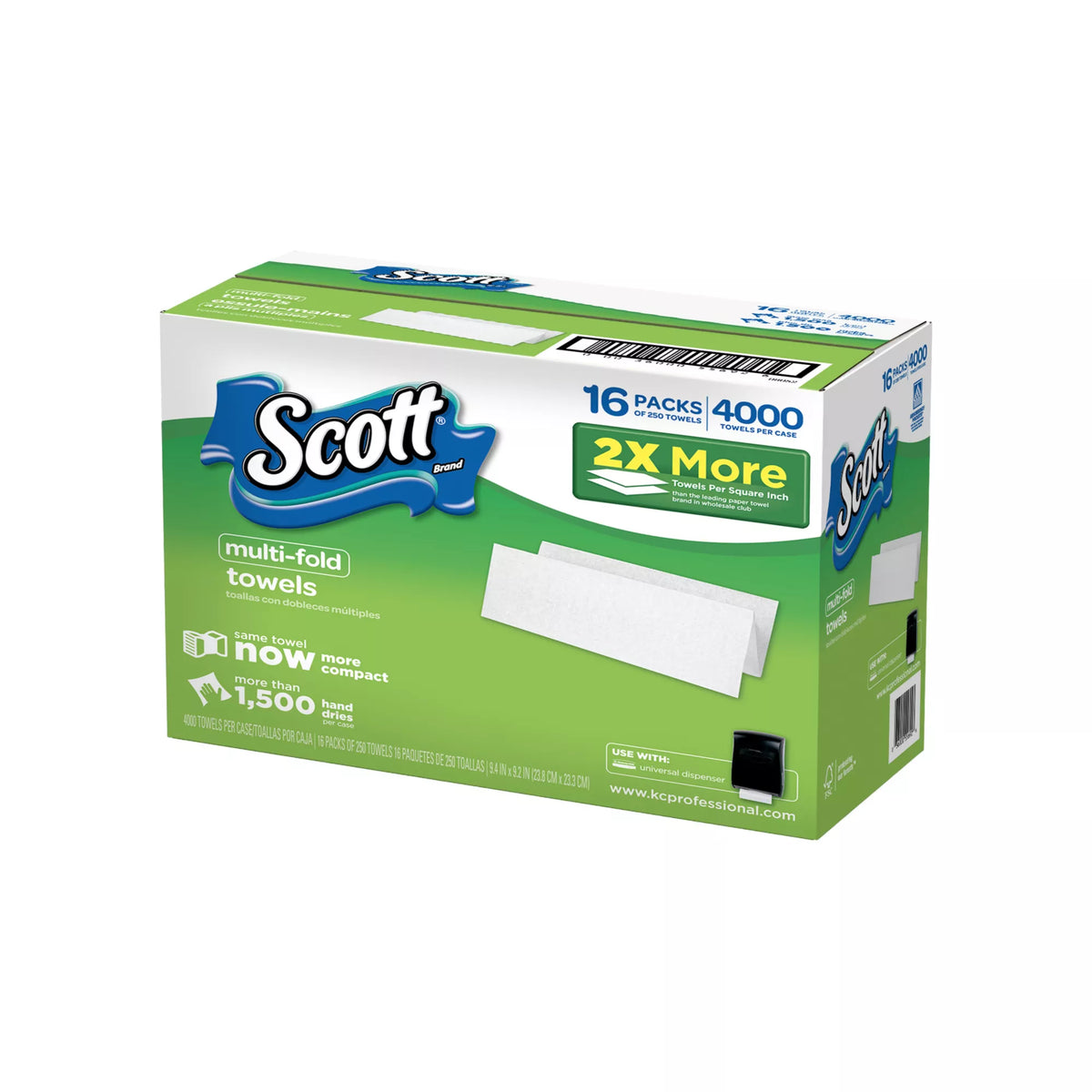 Scott Multi-Fold Paper Towels, 16 pk./4,000 towels per case – WBM MART