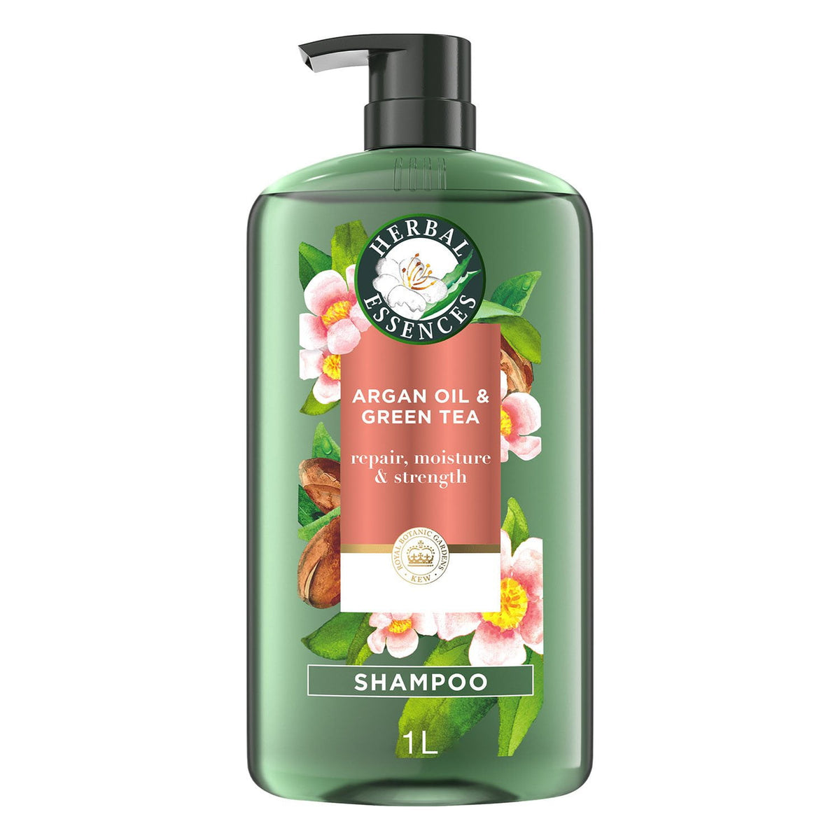 Herbal Essences Argan Oil & Green Tea Shampoo, 33.8 fl oz – Nourishing ...