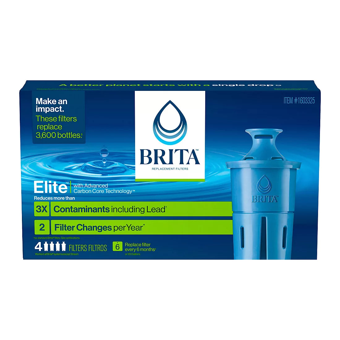 Brita Elite Replacement Water Filter, 4 ct. – WBM Mart