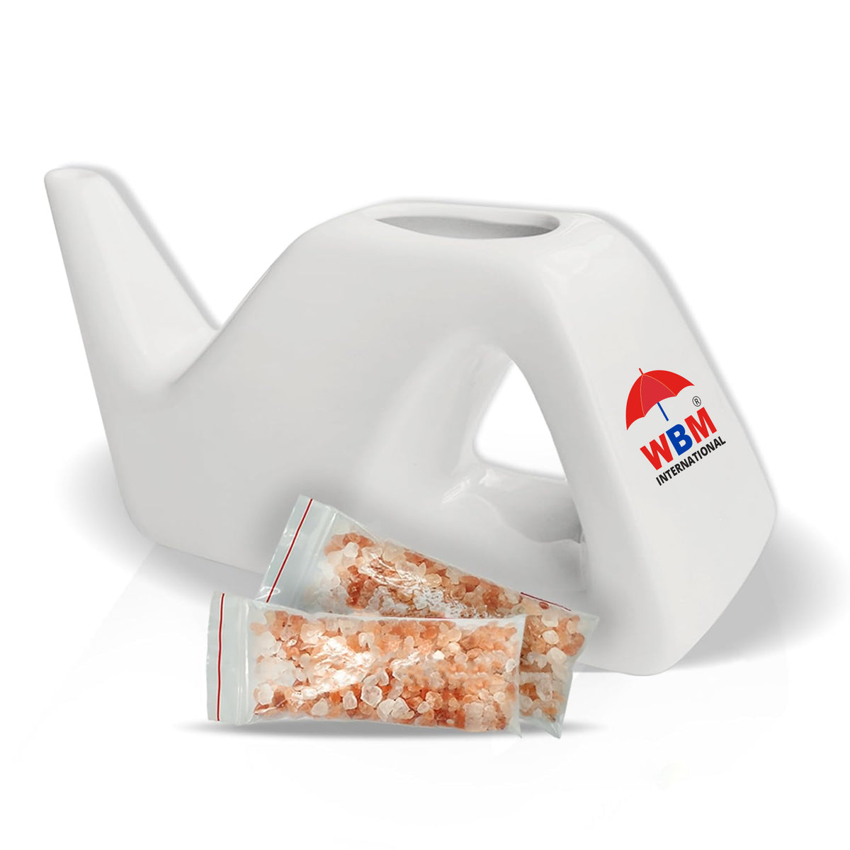 WBM International Ceramic Neti Pot Sinus Wash Salt Inhaler – WBM MART